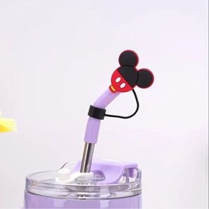 Dining | 5 Disney Mickey Mouse Silicone Straw Cover | Poshmark